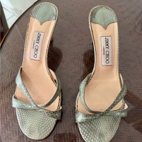 Jimmy Choo | Shoes | Vintage Jimmy Choo Green Sandals | Poshmark